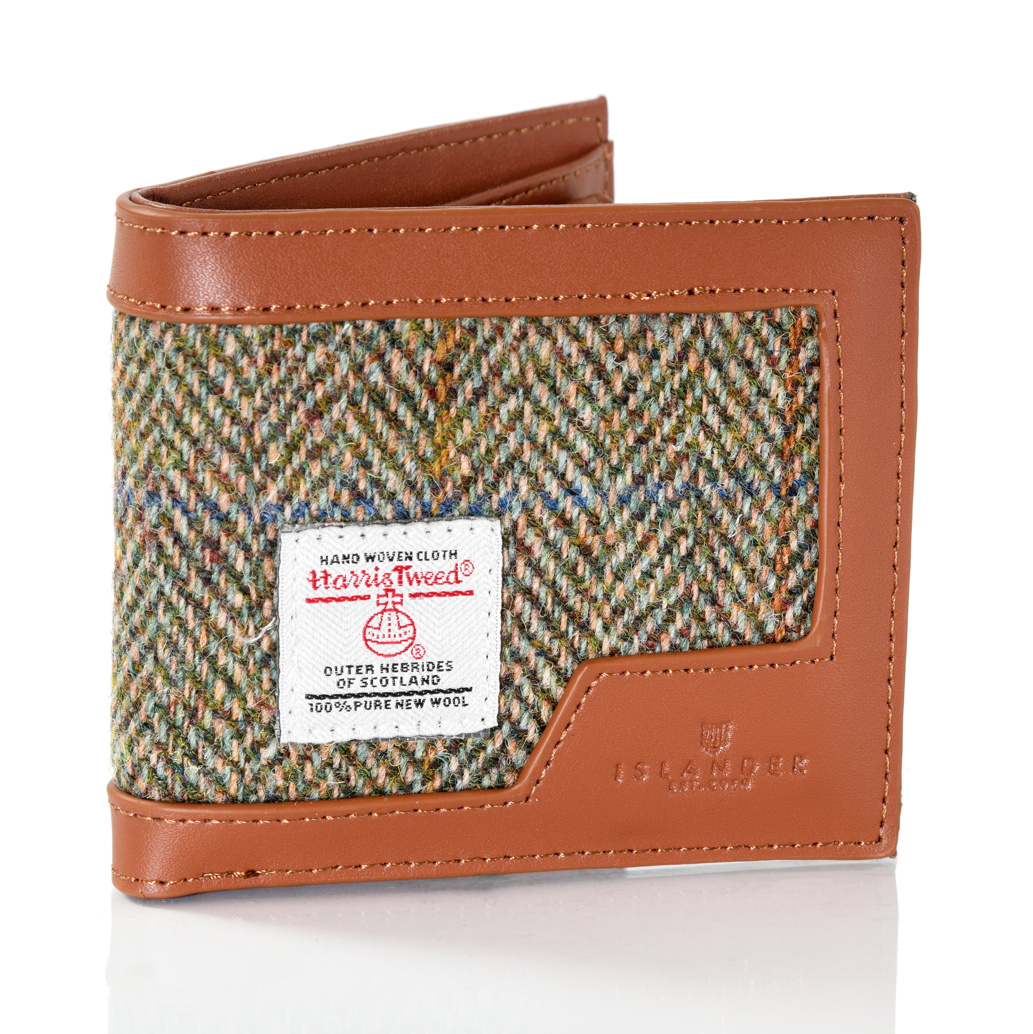 Men s Chestnut Herringbone Wallet
