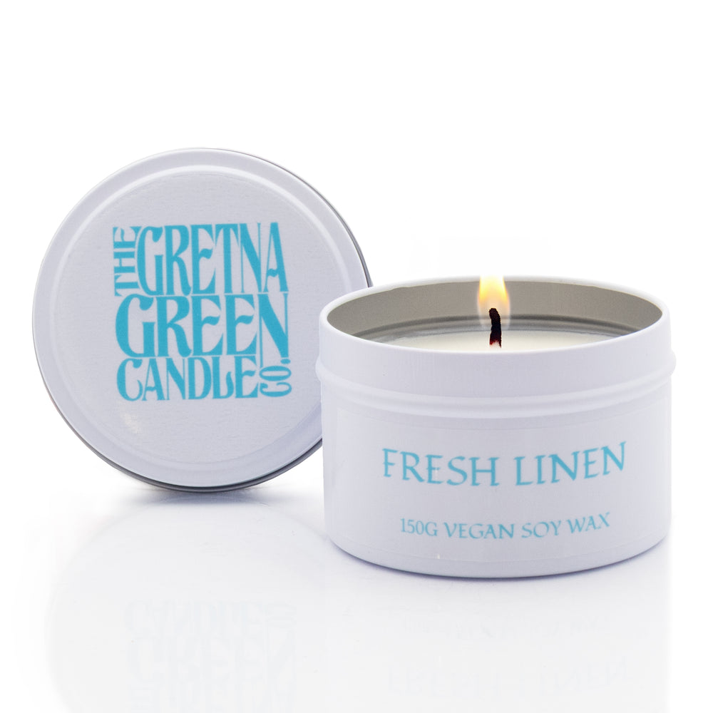 Fresh Linen Candle | Gretna Green Shopping