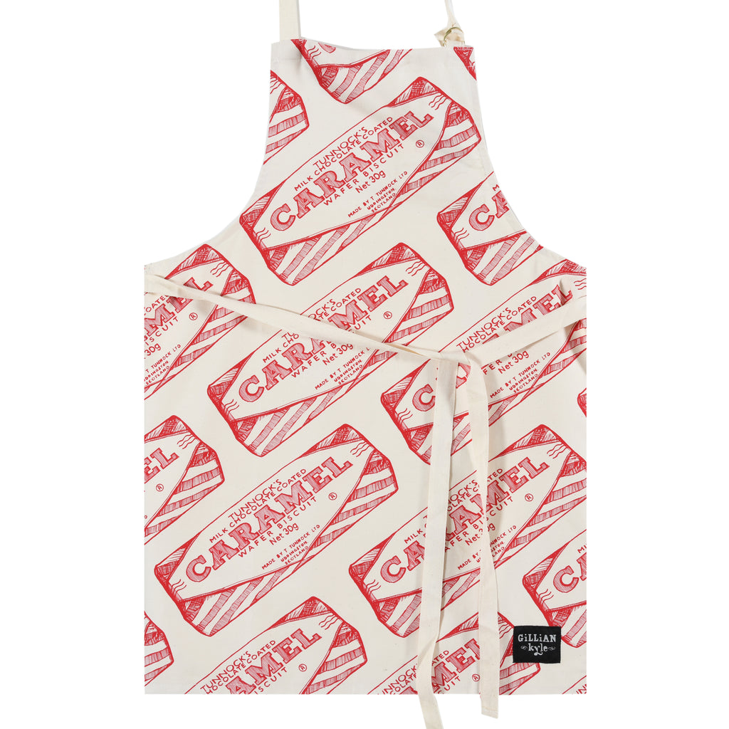 Tunnock's Caramel Wafer Repeat Apron | Gretna Green Shopping