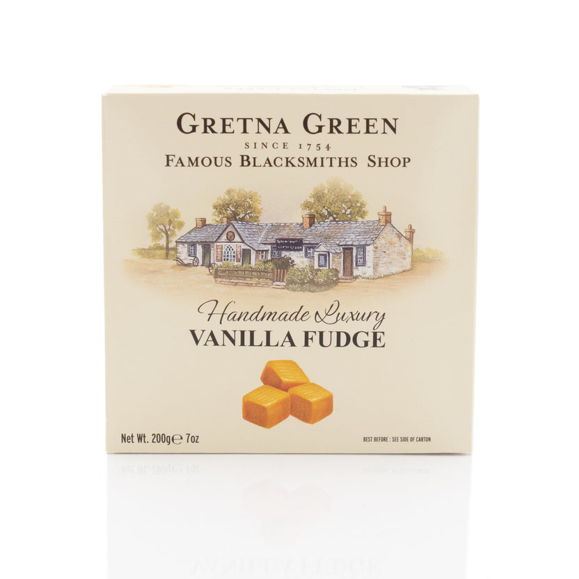 Gretna Green Vanilla Fudge Carton 200g | Gretna Green Shopping