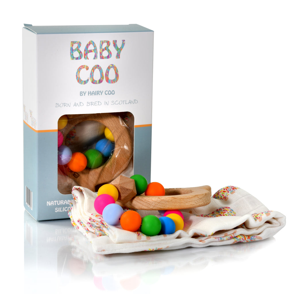 Hairy Coo Baby Coo Teething Set | Gretna Green Shopping