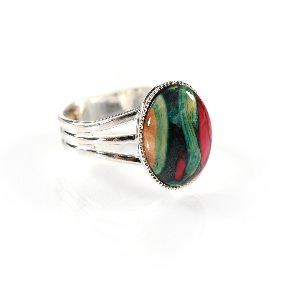 Heathergems Triple Bar Ring | Gretna Green Shopping