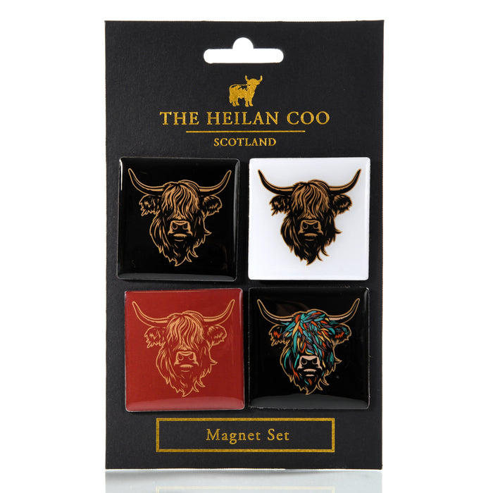 Heilan Coo 4pk Magnet Set | Gretna Green Shopping