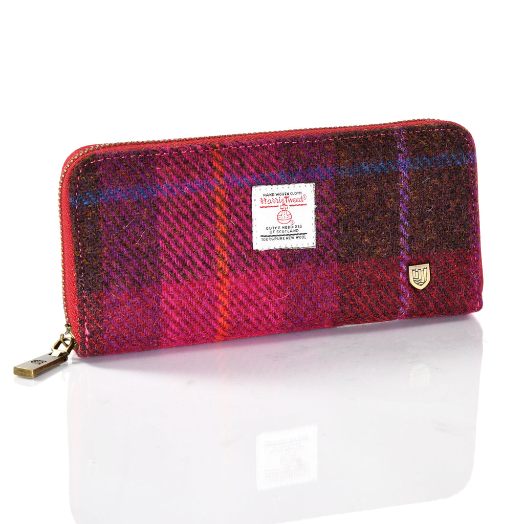 Harris Tweed The Long Zip Purse | Gretna Green Online Shopping
