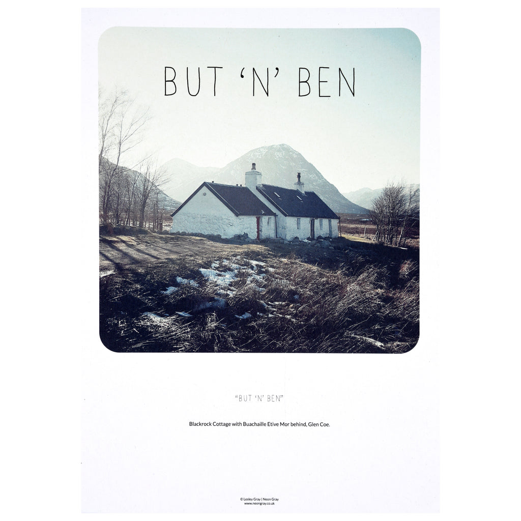 But 'n' Ben A4 Print | Gretna Green Shopping